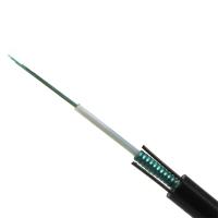 China Outdoor Single Mode 4 Core Armored Fiber Optic Cable Flame Retardant PE Outer Jacket for sale