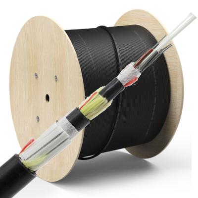 China 12-144core ADSS Outdoor Fiber Optic Cable Anti-rat Bite and Self-supporting Design Supply for sale