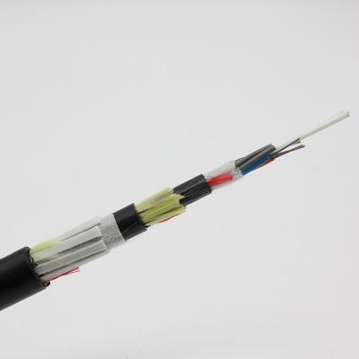 China Triple Jacket 48 Core ADSS Fiber Optic Cable Single Mode G652D FRP 2.5mm 100m Span Length for sale