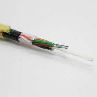 China Anti-rat Bite Outdoor Optical Fiber Cable Aerial Single Mode 12 48 96 Core Adss Fiber Optic Cable for sale
