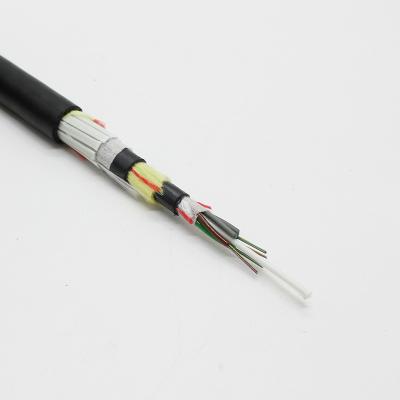 China 12 24 48 96 Hilos ADSS Fiber Optic Cable 4km Single Jacket Anti Rat Bite Cable for sale