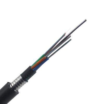 China Gyty53/33 4 Core 16 Core Underground Optical Fiber Cable Armored Telephone Cable Factory OEM for sale