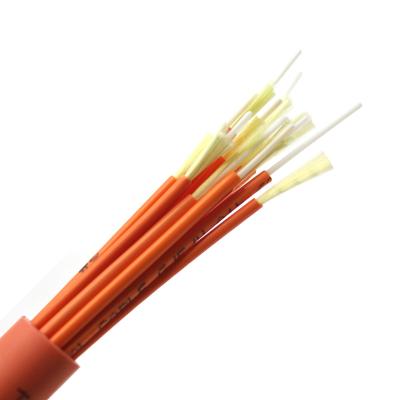 China Indoor Horizontal LAN Network Cable GJFJHV Multi Purpose Break-out Fiber Optic Cable OEM for sale