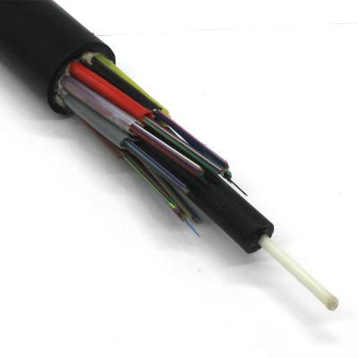 China Frp 24 36 48 96 144 Core Fiber Optic Cable Gyfty Outdoor Single Mode G652d Fibre Cable for sale
