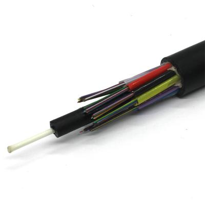 China Overhead GYFTY Fiber Optic Cable with PE Outer Jacket in Single Mode for sale