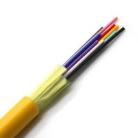 China OEM GJFJV Indoor Non-Metal Breakout Cable 12 Cores Kevlar PE Sheath Fiber Optic Cable for sale