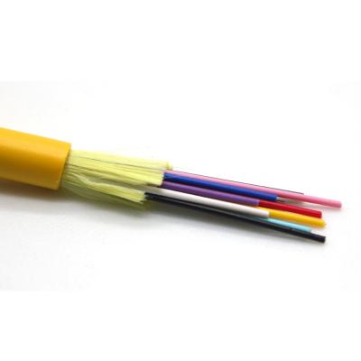 China Armored Single-Mode Fiber Optic Cable GJFJV GJFJH for Indoor Distribution 2 4 6 8 10 12 Core for sale