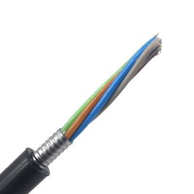 China Outdoor 12-144 Core GYTS Fiber Optic Cable with Steel Armoured for sale