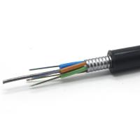 China 8 Core GYTS Fiber Optic Cable for Outdoor Direct Burial Stranded Loose Tube Construction for sale