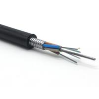 China Outdoor GYTS Optic Cable 12 24 48 Core Fiber Single Mode Armored Fiber Optic Cable for sale