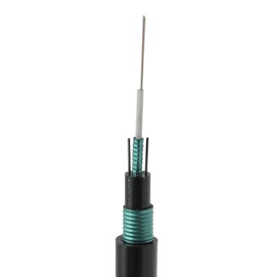 China 6-fiber Single Model Multi-mode Outdoor Cable Fiber Optic Cable GYXTW GYXTW53 for sale