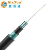China Outdoor Armored GYXTW53 2-288 Core Single Mode G652D Fibre Optic Cable with PE Jacket for sale