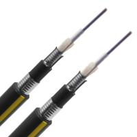 China GYXTW53 4/6/8/12/24 Core Fiber Cable Waterproof Fiber Optical Cable Singlemode 9/125 for sale