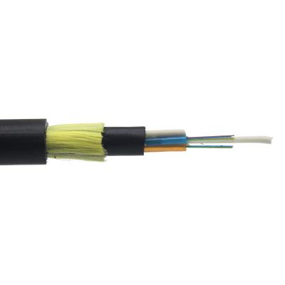 China Optical Figure 8 Cable 200m Double Sheath Adss Fiber Cable with FRP Central Strength Member for sale