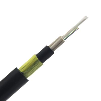 China 1KM 2KM 3KM Outdoor ADSS Fiber Optic Cable Loose Tube FRP 12 24 48 72 96 144 Core Single Mode for sale