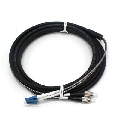 China LC- LC Armored Fiber Optic Patch Cable Manufacturer  Indoor Outdoor RRU RRH CPRI Single Mode for sale