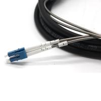 China Ftta Duplex Fiber Armored Fiber Optic Patch Cord Outdoor 3m 5m 7m Black for sale