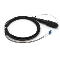 China Communication Armored Fiber Optic Patch Cord Single Mode FTTH Drop Cable SC/UPC To FC/UPC Connector for sale