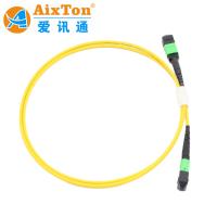 China LC OM MTP MPO Fiber Optic Patch Cord 12F MPO-LC PC MPO Fan Out 0.9Mm Patch Cords for sale