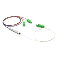 China Modular 1x64 PLC Splitter with FC UPC Connector for Input/Output Fiber Diameter 900μm and Singlemode G.657A1 Fiber Type for sale