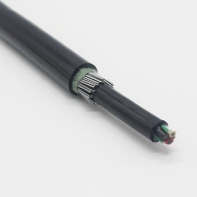 China GDTS Hybrid Fiber Power Cable 12.8mm Jacket Diameter Stranded Loose Tube Construction for sale