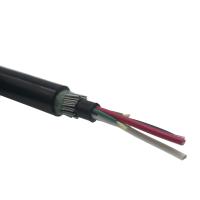 China PE Outer Jacket Hybrid Fiber Optic Cable for Outdoor Aerial and Underground Applications 12.8mm Diameter for sale