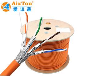 China OEM Ftp Stp Sftp Network Cat7 Lan Cable 1000ft 305m Roll 23awg With Box for sale