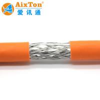 China Solid Copper Cat7 SFTP Ethernet Cable 500ft Blue PVC Sheathed SFTP LAN Communication Cable for sale