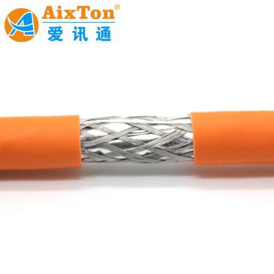 China Solid Copper Cat7 SFTP Ethernet Cable 500ft Blue PVC Sheathed SFTP LAN Communication Cable for sale