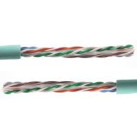 China Customized Ethernet LAN Cable 23AWG UTP Cat6A with CE Certificates Blue/Grey Reference Bandwidth 750MHz for sale