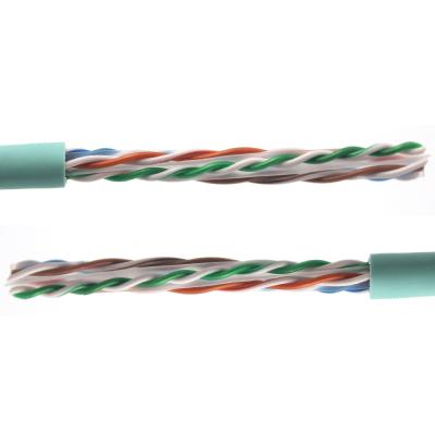 China Customized Ethernet LAN Cable 23AWG UTP Cat6A with CE Certificates Blue/Grey Reference Bandwidth 750MHz for sale