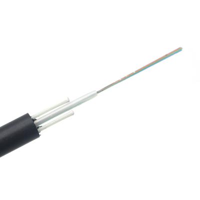 China Outdoor Overhead GYFXY Central Bundle Tube Non-Metallic Optical Fiber Cable with 8 Fiber PE Outer Jacket for sale