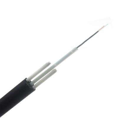 China Outdoor Aerial Fiber Drop Cable with Central Loose Tube Construction G652D G657 SM MM PE Jacket Mini ADSS GYFXTY FRP for sale