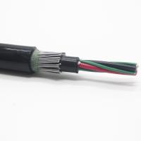 China 12 24 48 96 144 Core Hybrid Optical and Electrical Stranded Loose Tube Cable Outdoor Armoured Anti Rodent GDTA GDTS Fiber Optical Cable for sale