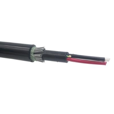 China 6 8 12 24 48 Core Copper Wire Photoelectric Hybrid Fiber Optic Power Cable For RRU Base Station for sale
