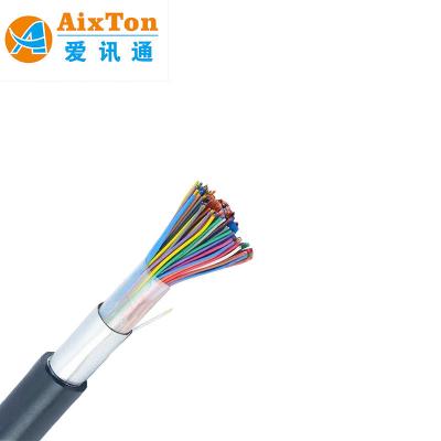 China 2-200 pairs CAT3 CAT5 Multi Pair Telephone Cable Armoured 0.4mm 0.5mm 0.6mm Copper for sale