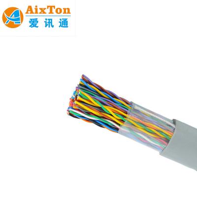China 10 20 25 50 100 120 200 1200 Pairs telecommunication Cable Communication Multi pair Telephone Cable indoor outdoor for sale