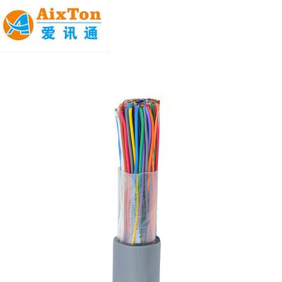 China 10 20 25 50 100 120 200 Pairs Cat3 Telecommunication Cable Communication Multi pair Telephone Cable Indoor for sale