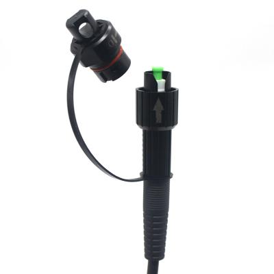 China Customized Corning Optitap Connector LSZH Outdoor Drop Cable Waterproof Fiber Patch Cord with 7.0 mm Cable Jacket Diameter for sale