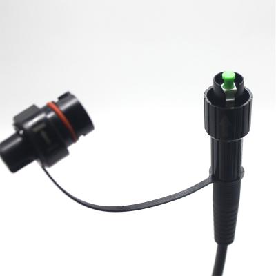 China Fiber Optic LSZH Jacket Mini Corning Outdoor Waterproof IP67 Patch Cord CPRI RRU FTTA Fast Assembly SC APC Connector 3m for sale
