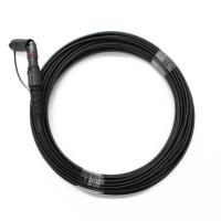 China FTTA Outdoor Waterproof Fiber Patch Cord with Optitap Mini SC APC/UPC Connector and 7.0 mm Black Cable Jacket Diameter for sale