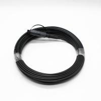 China Black Waterproof Fiber Optic Patch Cord for Customized Corning Optitap Connector Compatibility for sale