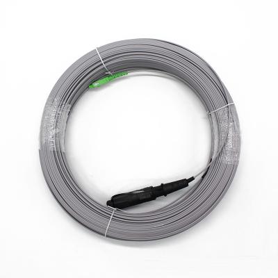 China Waterproof Outdoor FTTH Singlemode Fiber Optic Drop Cable Patch Cord 1 2 Core Corning SC Communication Cables 10-200M for sale