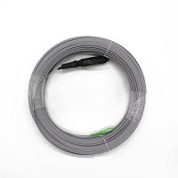 China SC APC Outdoor Fiber Optic Patch Cord LSZH Cable Jacket Material Waterproof 4x6mm Corning Connector 1m for sale