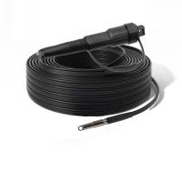 China 7.0 mm Black OM4 Aqua LC-LC Duplex Patch Cord 2km Pre-Terminated Fiber Optic Cable Ideal for Outdoor 10G/40G Ethernet for sale