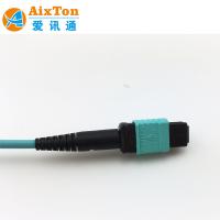 China Vietnam OM4 MTP/MPO 8 12 16 24 Core Fiber Single Mode Optic Patch Cord Cable for 10G Ethernet Distance of 300m at 850nm for sale