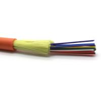 China GJFJV 50/125um 10G OM1 OM2 OM3 Multimode Multi-Core Tight Buffered LSZH 6 Core Indoor Fiber Optical Cable for sale