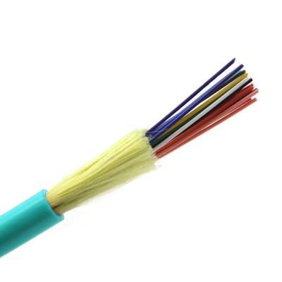 China Indoor multi-mode Cable GJFJV LSZH 6F 8F 12F 24F 10Gb Distribution cables OM1 OM2 OM3 OM4 Fiber Optic Cable for sale
