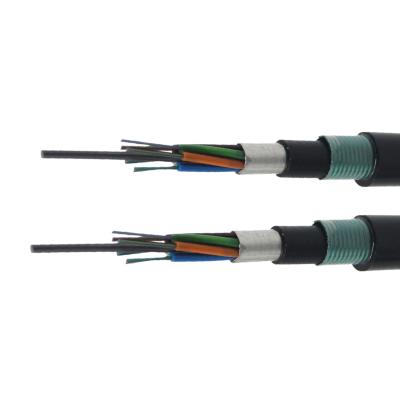 China Manufacturer Fiber Optic Cable GYTA53 Armored Gel Filled Underground Fiber Cable gyta53 Double Armored gyta53 for sale