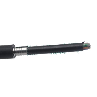 China 144 Core 24 Cores Armoured Outdoor Underground Direct Bury Optical Cable Installation Gyta53 Fiber Optic Cable for sale